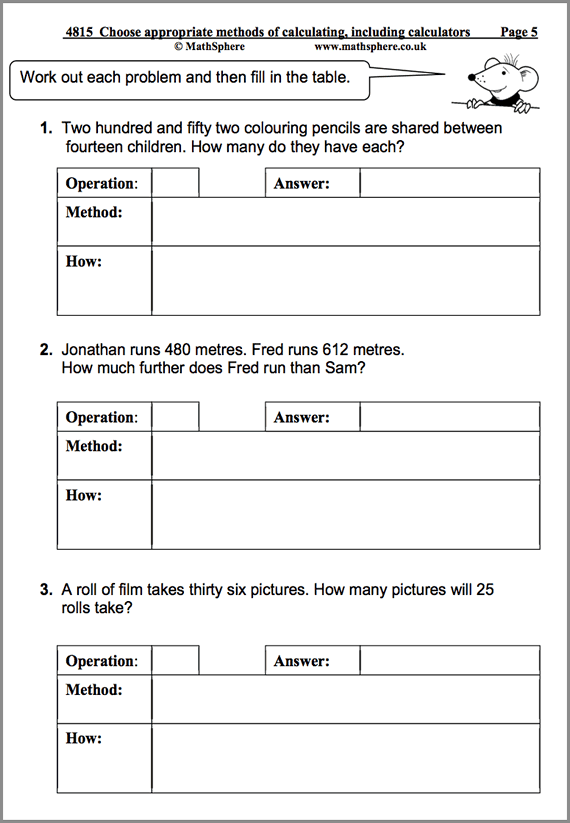 Mathsphere Free Sample Maths Worksheets Printable Mental Maths Year 2 